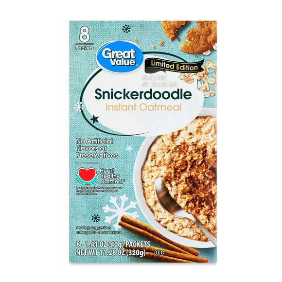 Great Value Oatmeal in Oatmeal - Walmart.com