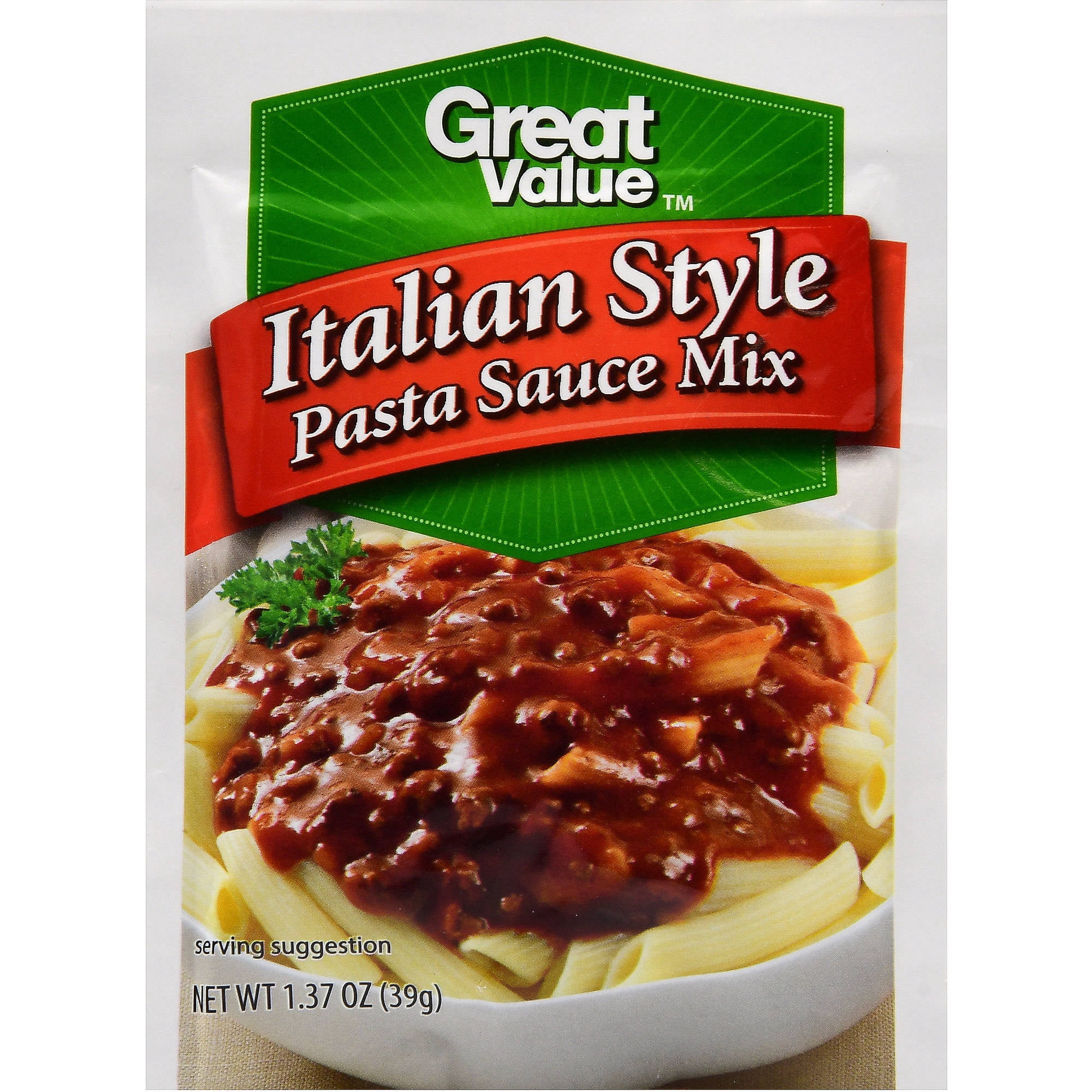 Great Value Italian Pasta Sauce Mix for Breakroom Meals - Walmart ...