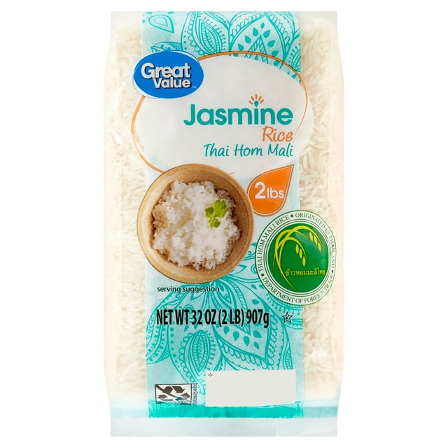 Great Value Jasmine Rice, 2 lb - Walmart.com