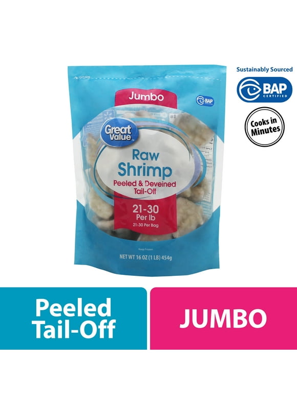 Raw Shrimp in Seafood Meal Options - Walmart.com