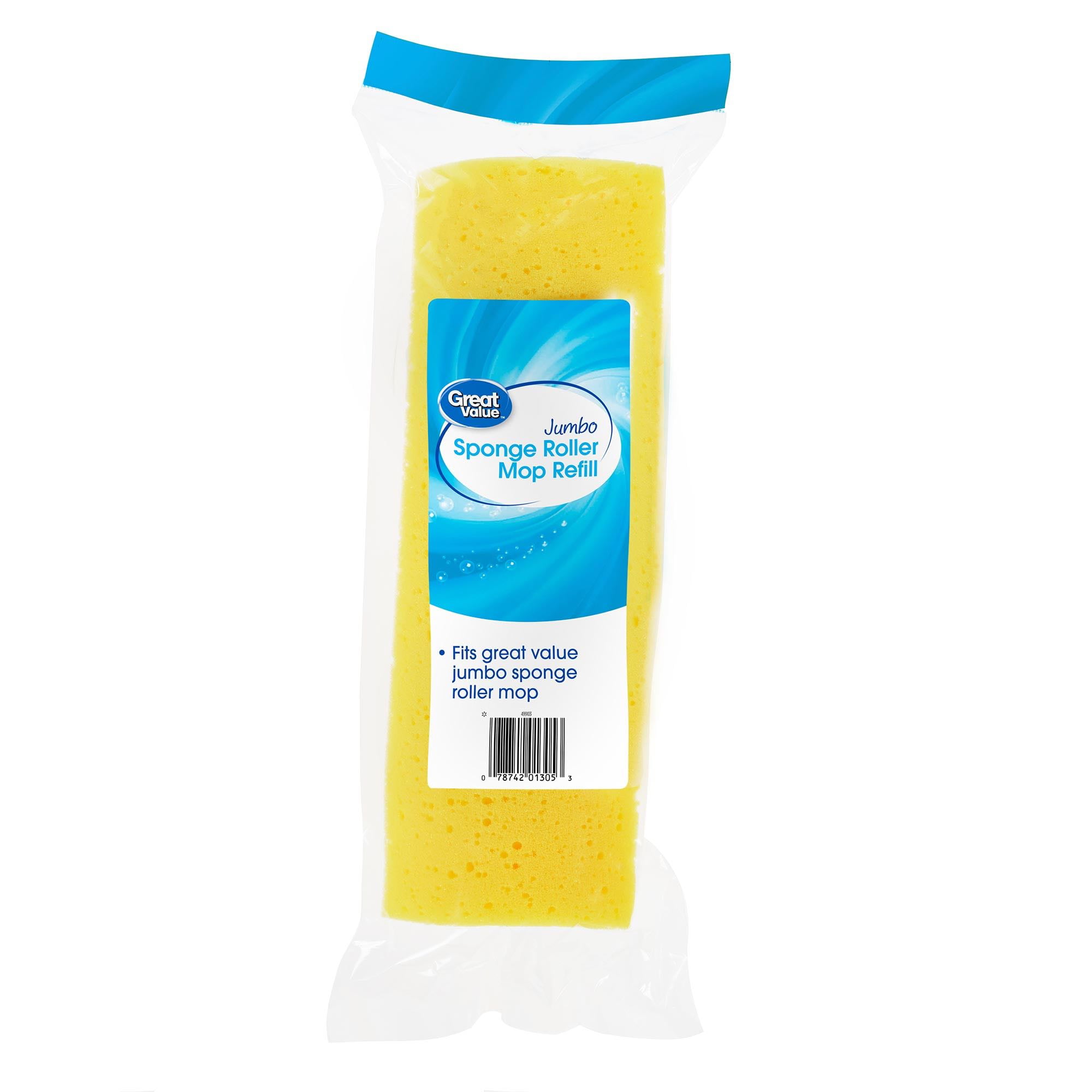 Great Value Jumbo Sponge Roller Mop Refill - Walmart.com