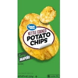 Great Value Kettle Cooked Jalapeno Flavored Potato Chips, 8 oz ...