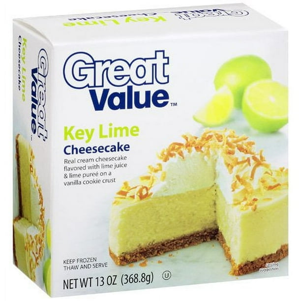 Great Value Key Lime Cheesecake, 13 oz (Frozen) - Walmart.com