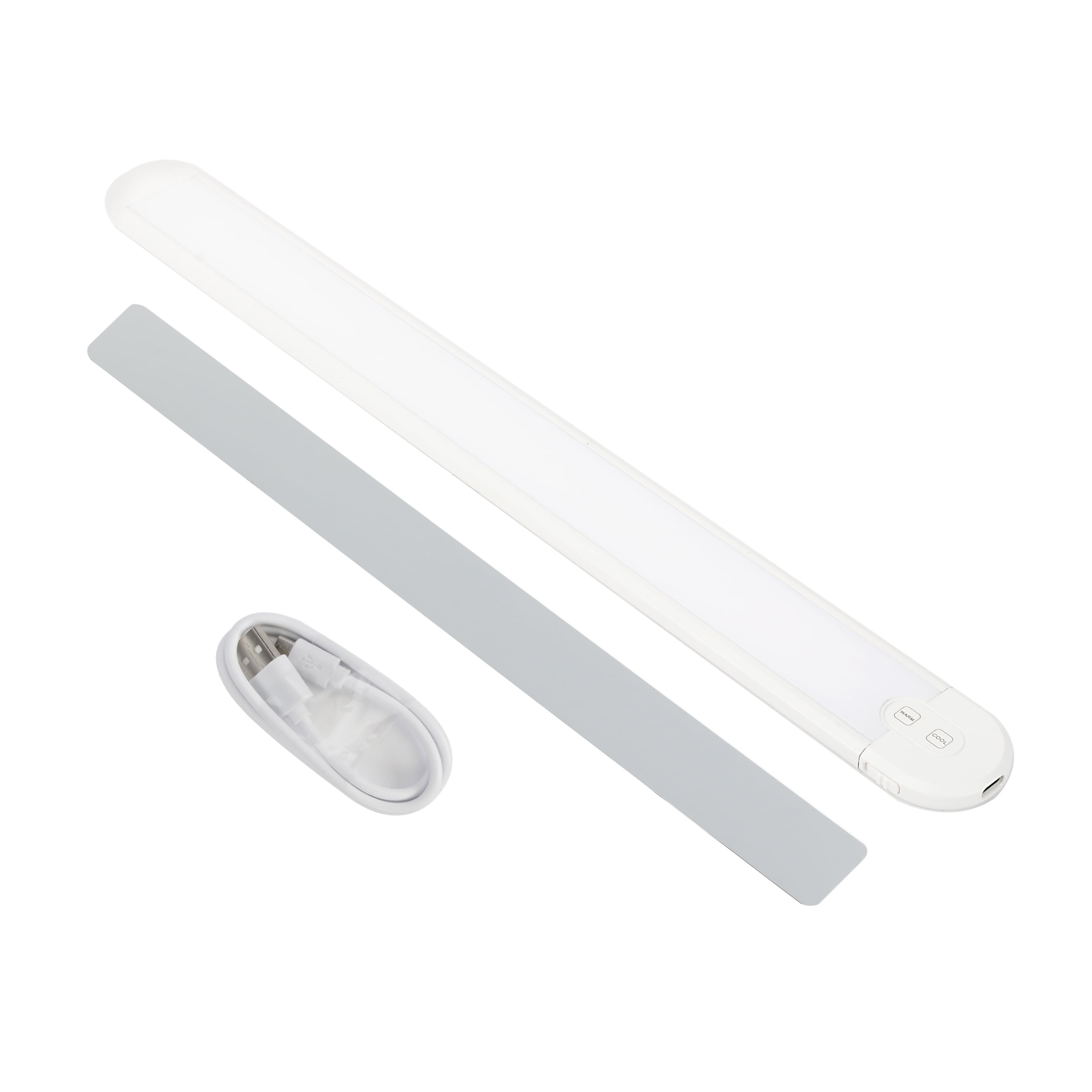 Great Value Rechargeable LED 150 Lumens Touch Activated Under Cabinet ...