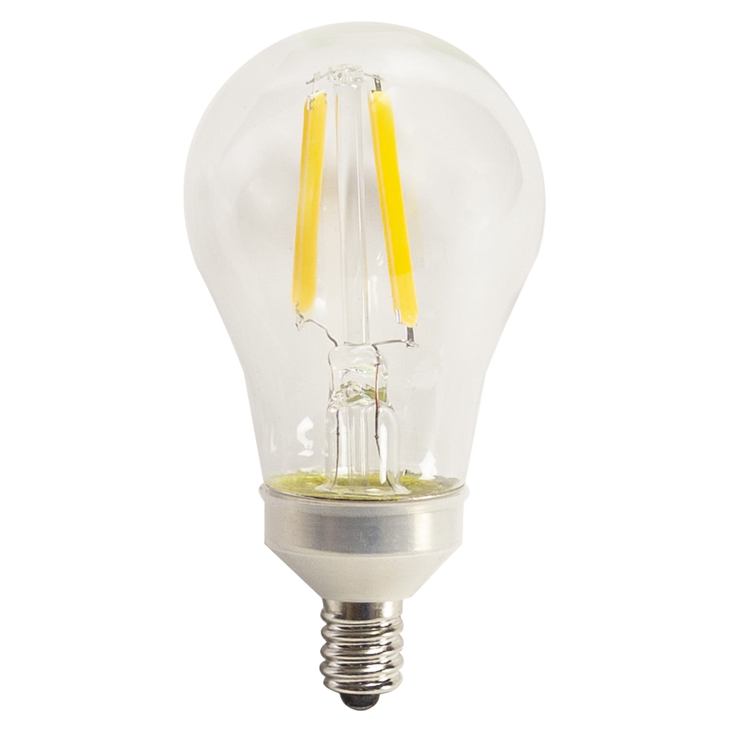 Great Value LED, 4W (40W Eqv) A15 Clear Lamp E12 Candelabra Base ...