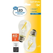 Great Value LED Soft White Medium Base R14 4 Watts - Walmart.com