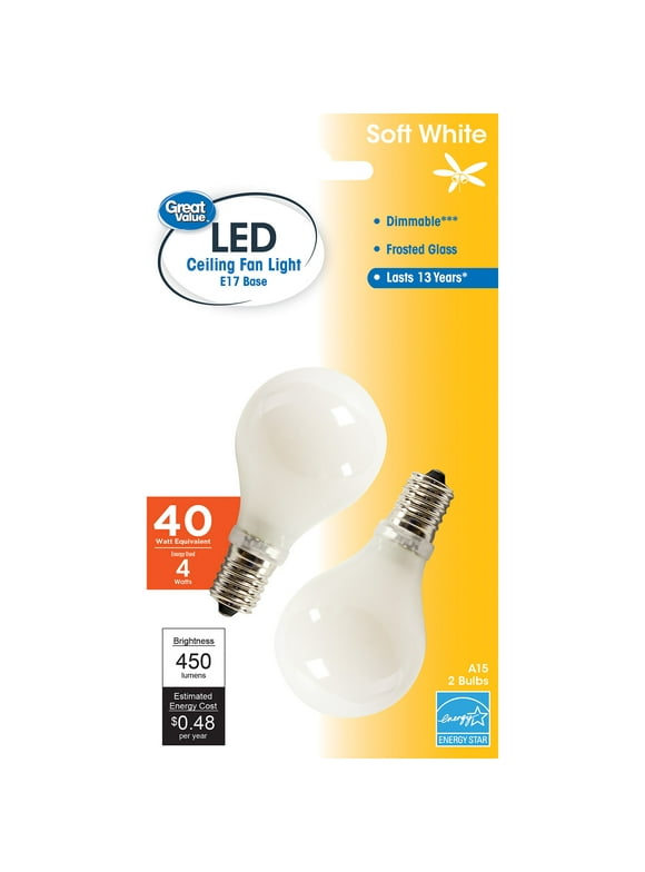 E17 Light Bulbs in Shop Light Bulbs by Base Type - Walmart.com