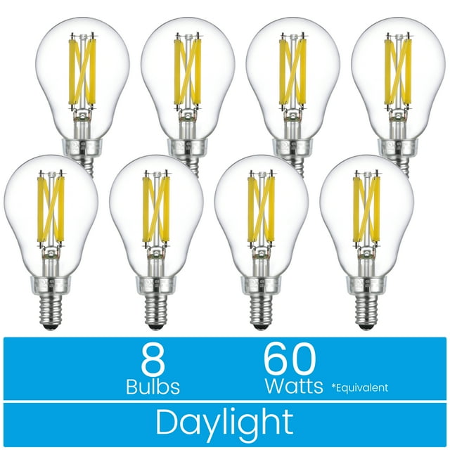 Great Value A15 LED Ceiling Fan Bulb, 6.5 Watts (60W Equivalent ...