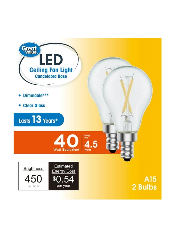 40 Watt Light Bulbs in Light Bulbs by Wattage - Walmart.com