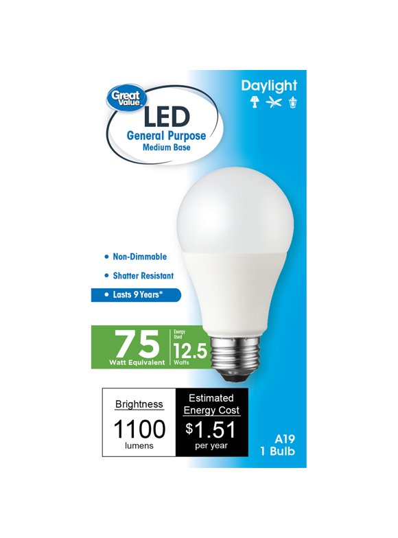 Great Value Light Bulbs in Shop Light Bulbs by Brand - Walmart.com