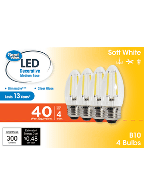 40 Watt Light Bulbs in Light Bulbs by Wattage - Walmart.com