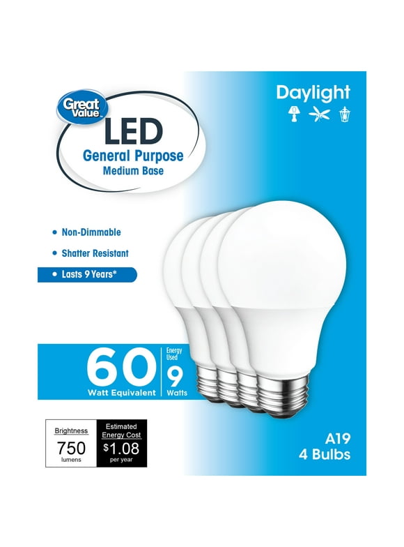 Great Value Light Bulbs in Shop Light Bulbs by Brand - Walmart.com