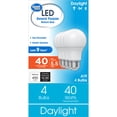 Great Value LED Light Bulb, Daylight, 40 Watt Eqv, A19 General Purpose ...