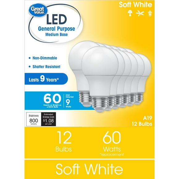 Great Value LED Light Bulbs - Walmart.com