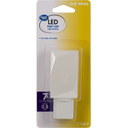 GE Motion-Boost LED Night Light, White, Plug-in, Motion Activated ...