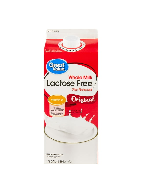 Great Value Lactose Free Milk in Dairy Milk - Walmart.com