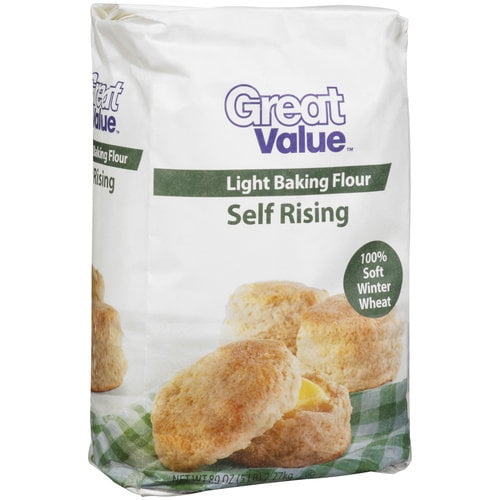 Great Value Light Baking Self Rising Flour, 80 oz - Walmart.com