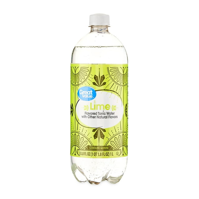 Great Value Lime Tonic Water, 33.8 fl oz - Walmart.com