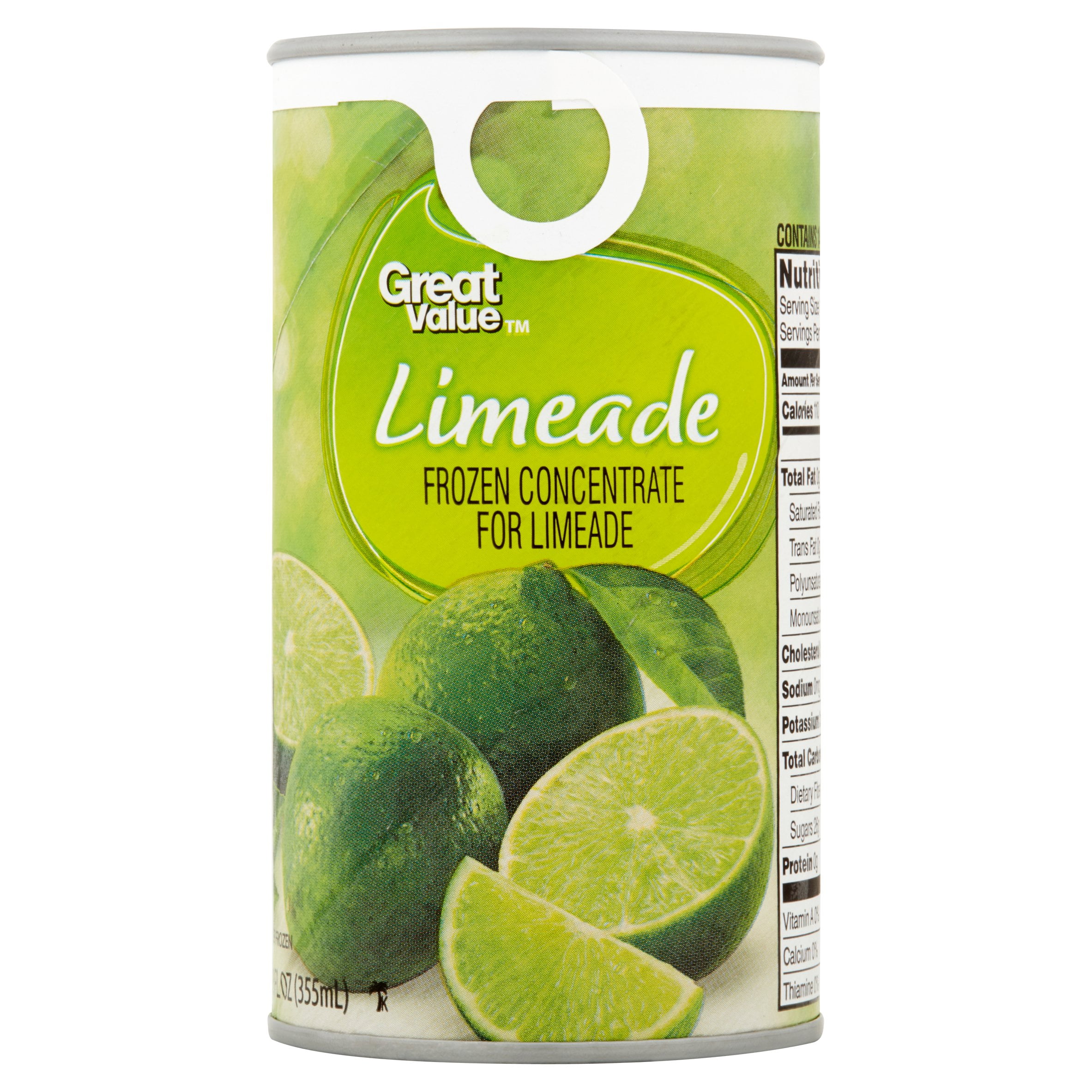 Great Value Limeade Concentrate, 12 fl oz (Frozen) - Walmart.com
