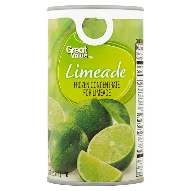 Great Value Limeade, Frozen Concentrate, 12 fl oz - Walmart.com