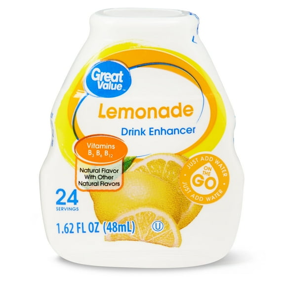 Great Value Liquid Drink Enhancer, Lemonade, 1.62 fl oz - Walmart.com
