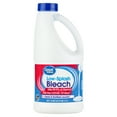 Great Value Low-Splash Bleach, 43 fl oz for household disinfecting and ...