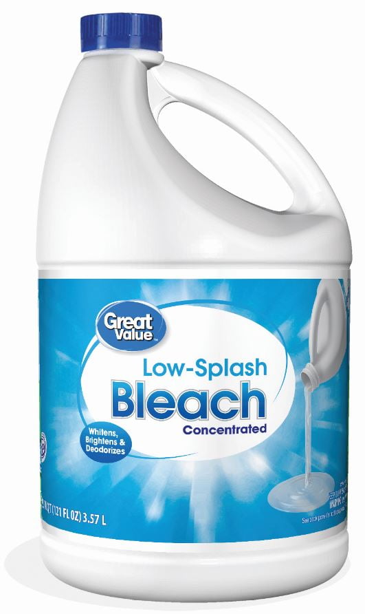 Great Value Low Splash Bleach, Original, 121 fl oz - Walmart Business ...
