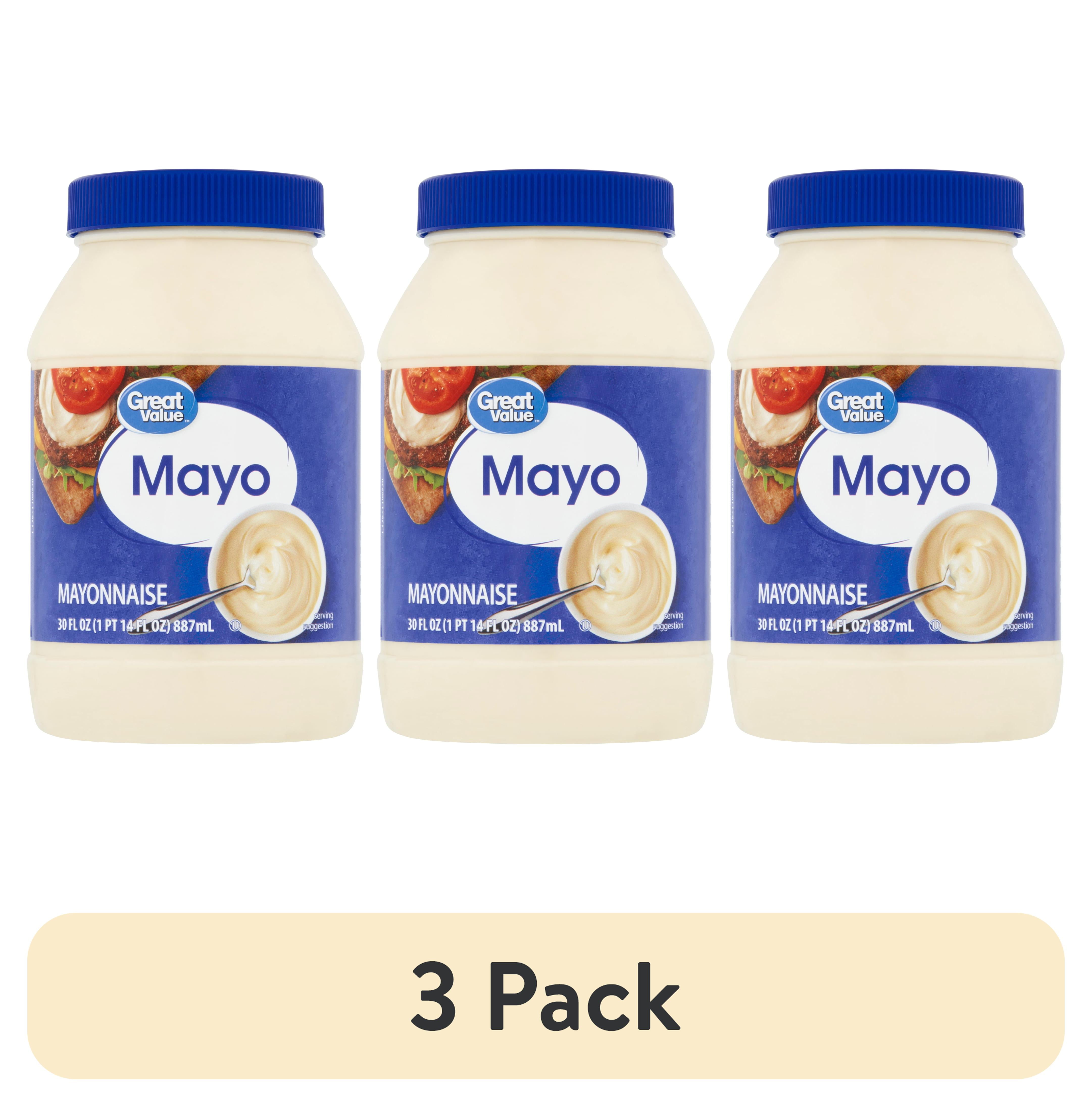 (3 pack) Great Value Mayonnaise, 30 fl oz - Walmart Business Supplies