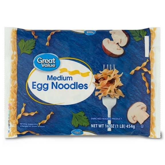 Great Value Whole Wheat Egg Noodles, 12 oz - Walmart.com