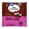 Great Value Milk Chocolate Bars, 1.52 oz, 4 Count - Walmart.com