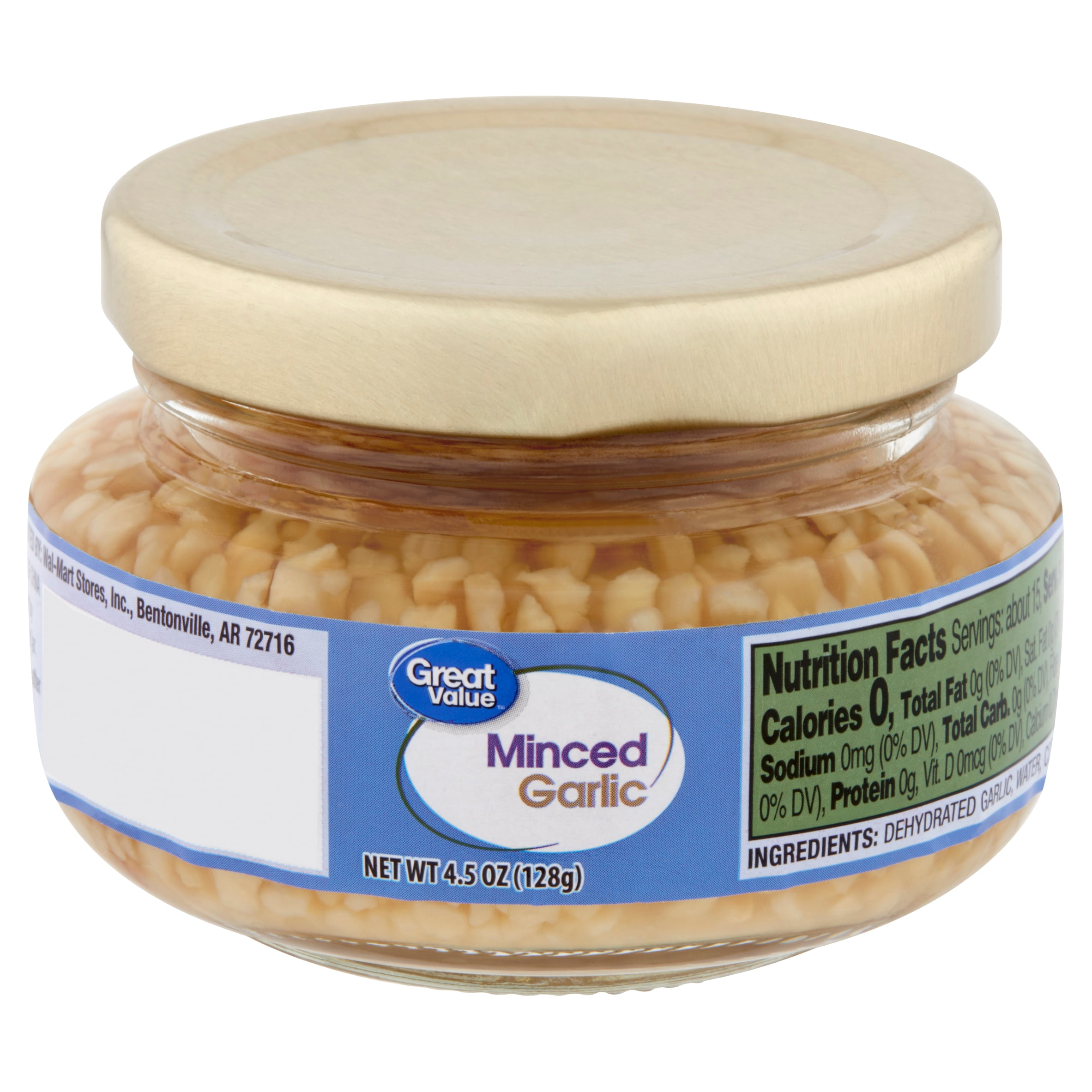 Great Value Minced Garlic, 4.5 oz - Walmart.com