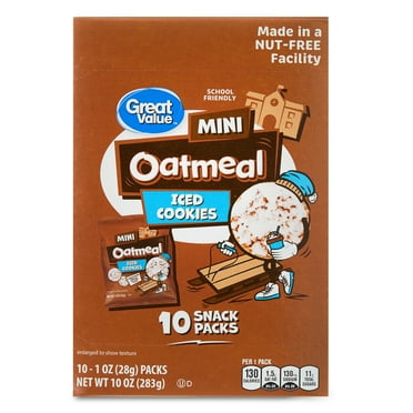 Great Value Mini Alphabet Cookies, 1 oz, 10 Snack Packs - Walmart.com
