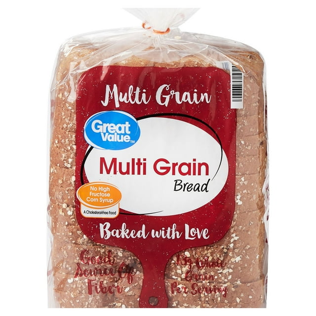 Great Value Multi Grain Bread, 24 oz - Walmart.com