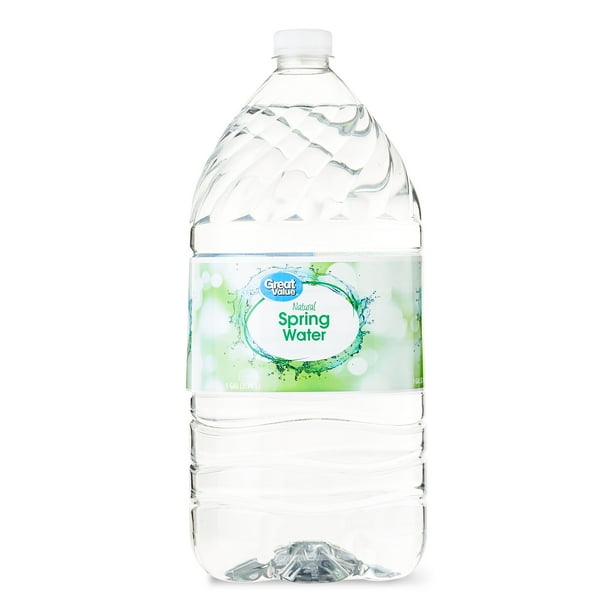Great Value Natural Spring Water, 1 Gallon - Walmart Business Supplies