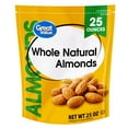 Great Value Natural Whole Almonds, 25 oz - Walmart.com