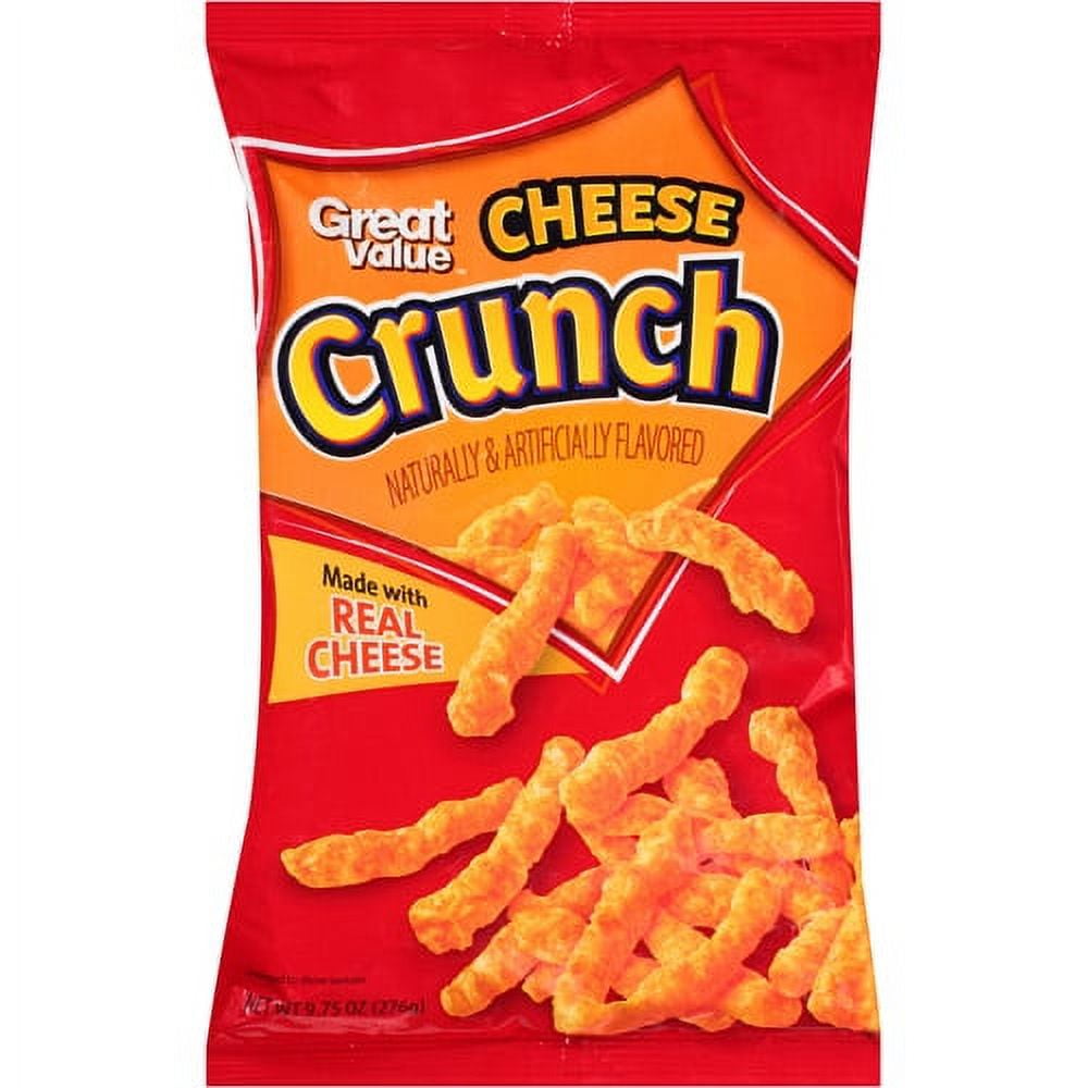 Great Value Naturally & Artificially Flavored Cheese Crunch, 9.75 oz ...