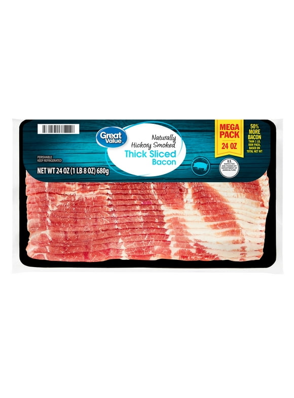 Thick cut bacon in Bacon - Walmart.com