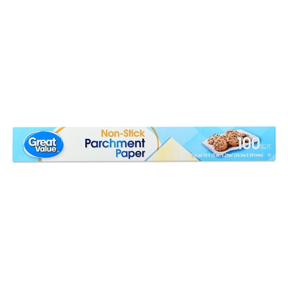 Great Value Non-Stick Parchment Paper Roll, 100 sq ft - Walmart.com