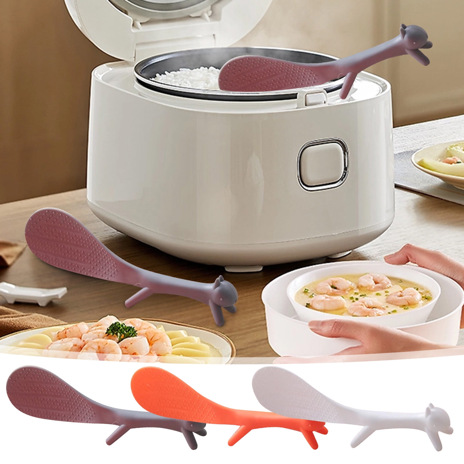 Great Value, Non-Stick Rice Paddle, Shaped Kitchen Tool for Rice ...