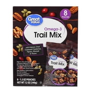 Power Up Healthy Snack: Mega Omega Trail Mix, Gluten Free, Vegan, Non ...