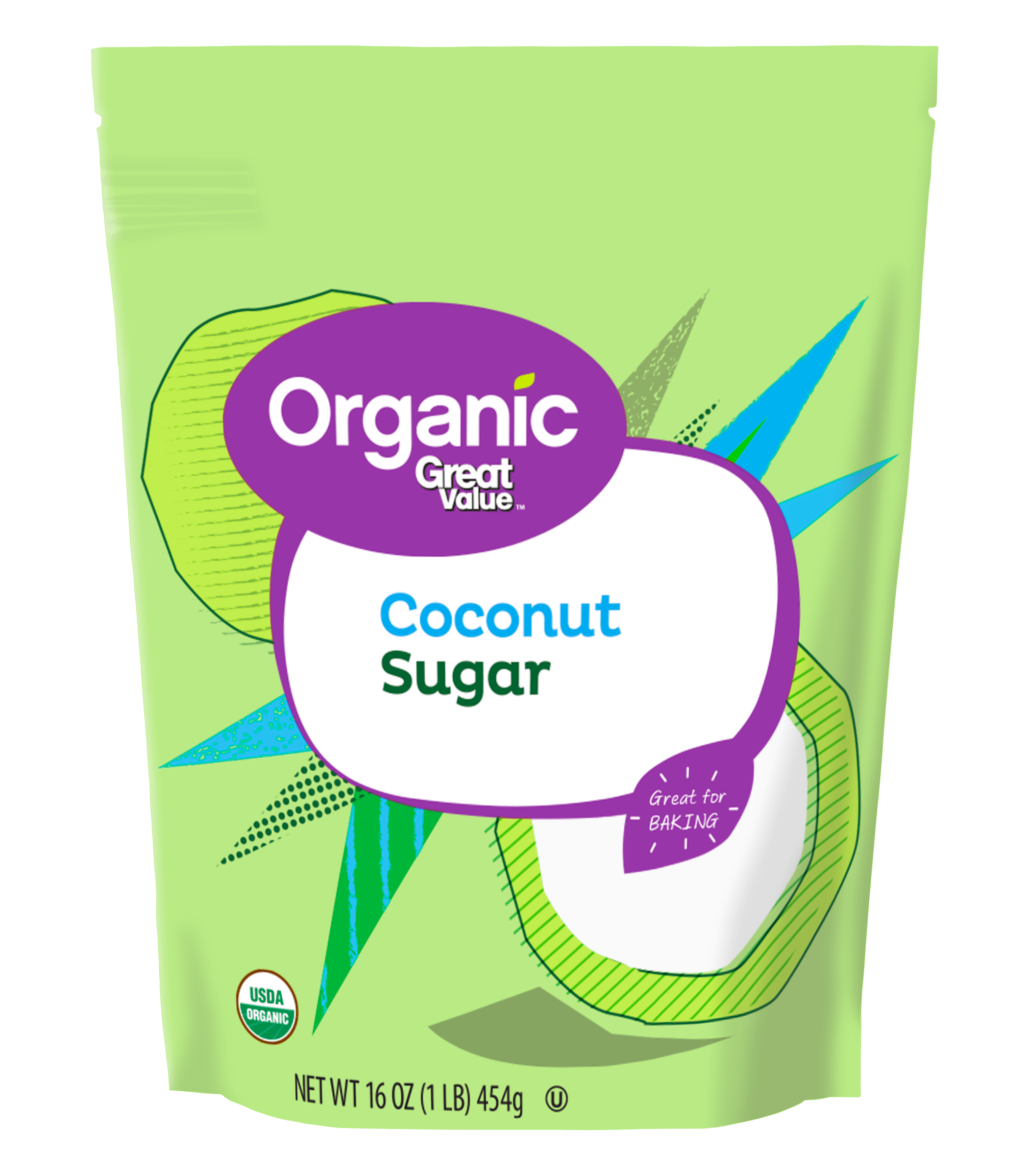 Great Value Organic Coconut Sugar, 16 oz - Walmart.com