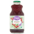 Great Value Cranberry Juice, 32 fl oz, Shelf Stable, Reclosable ...