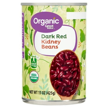 Great Value No Salt Added Light Red Kidney Beans, 15.5 oz - Walmart.com
