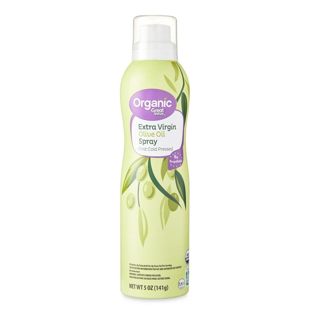 Great Value Organic Extra Virgin Olive Oil Spray, 5 oz - Walmart.com