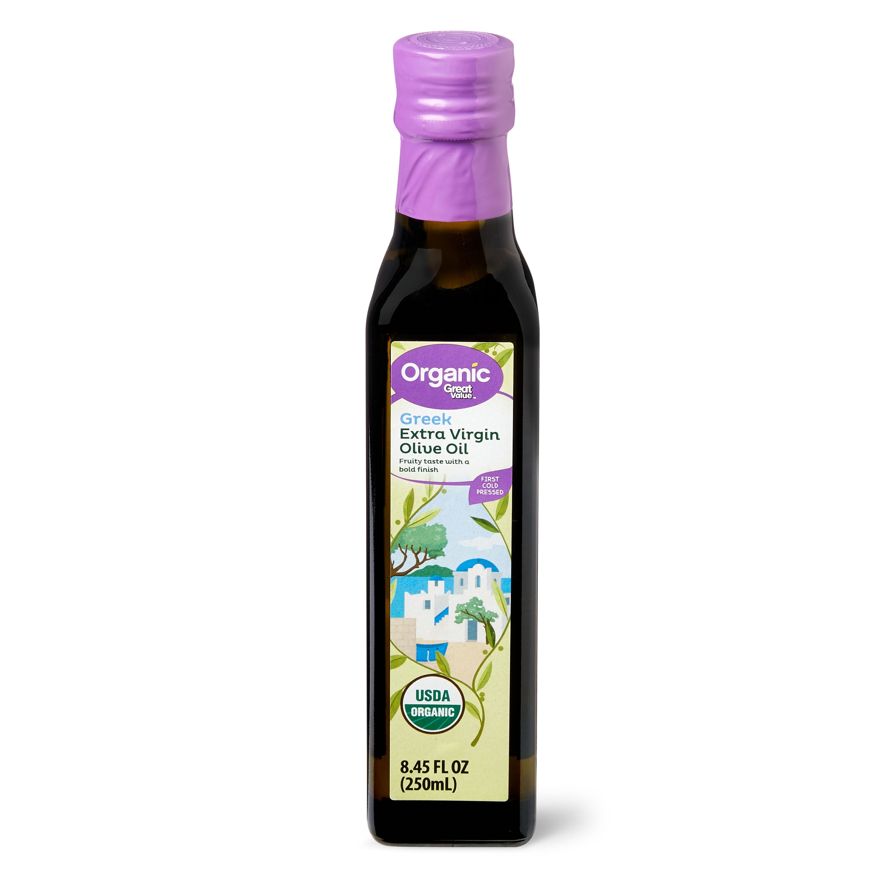 Great Value Organic Greek Extra Virgin Olive Oil, 8.45 fl oz - Walmart ...