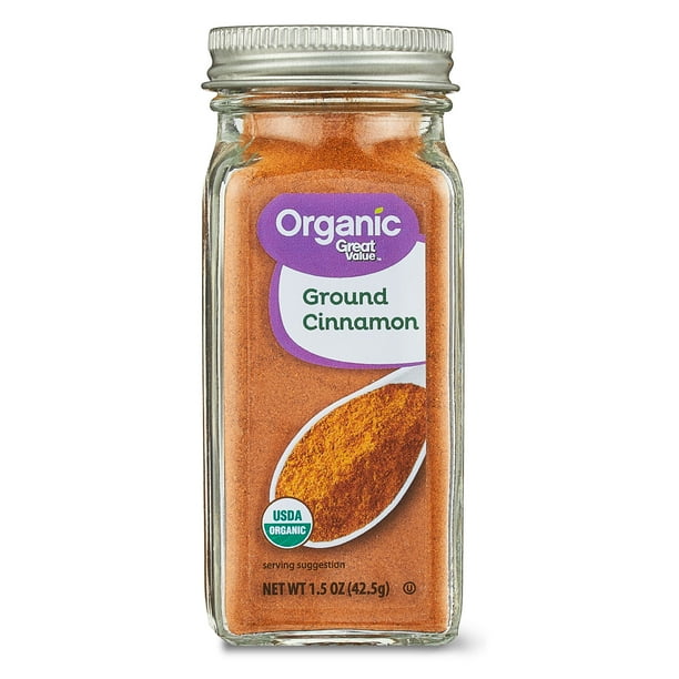 Great Value Organic Ground Cinnamon for Office Kitchen - Walmart ...