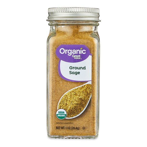 Great Value Organic Ground Sage, 1 oz - Walmart Business Supplies