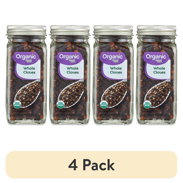 (4 pack) Great Value Organic Whole Cloves, 1.3 oz - Walmart Business ...