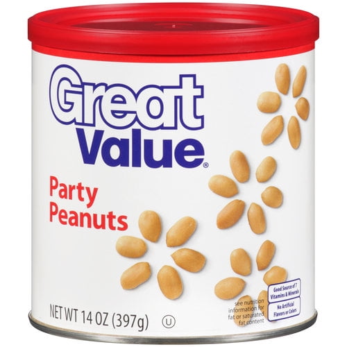 Great Value Party Peanuts, 14 Oz. - Walmart.com