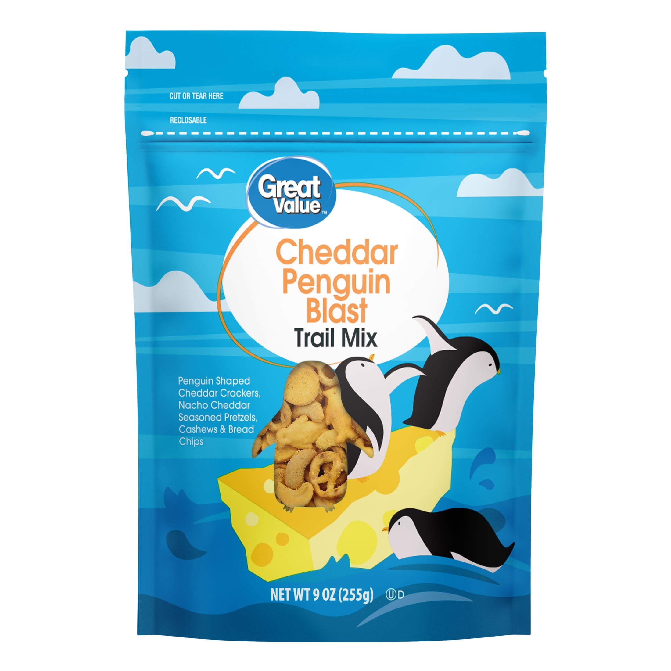 Great Value Cheddar Penguin Blast Trail Mix, 9 oz - Walmart.com